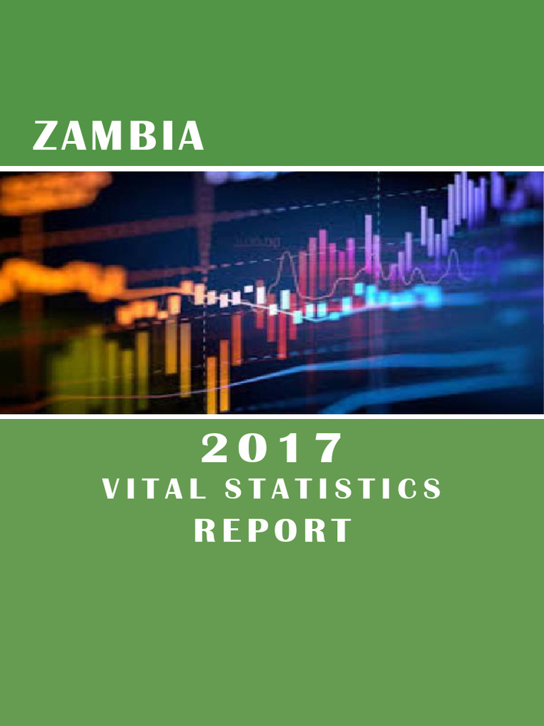2017 Vital Statistics Report Zambia | PDF