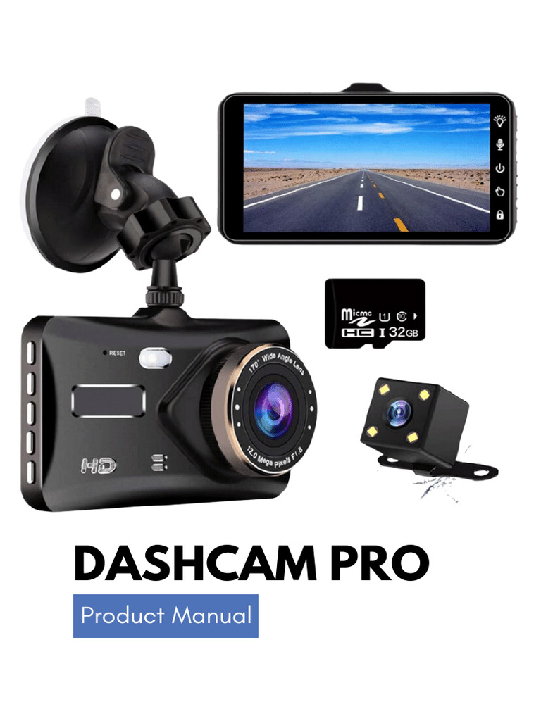 Manual For Dashcam Pro - DashVision 2023 | PDF