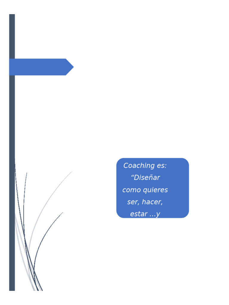 Definición y Fundamentos Del Coaching | PDF