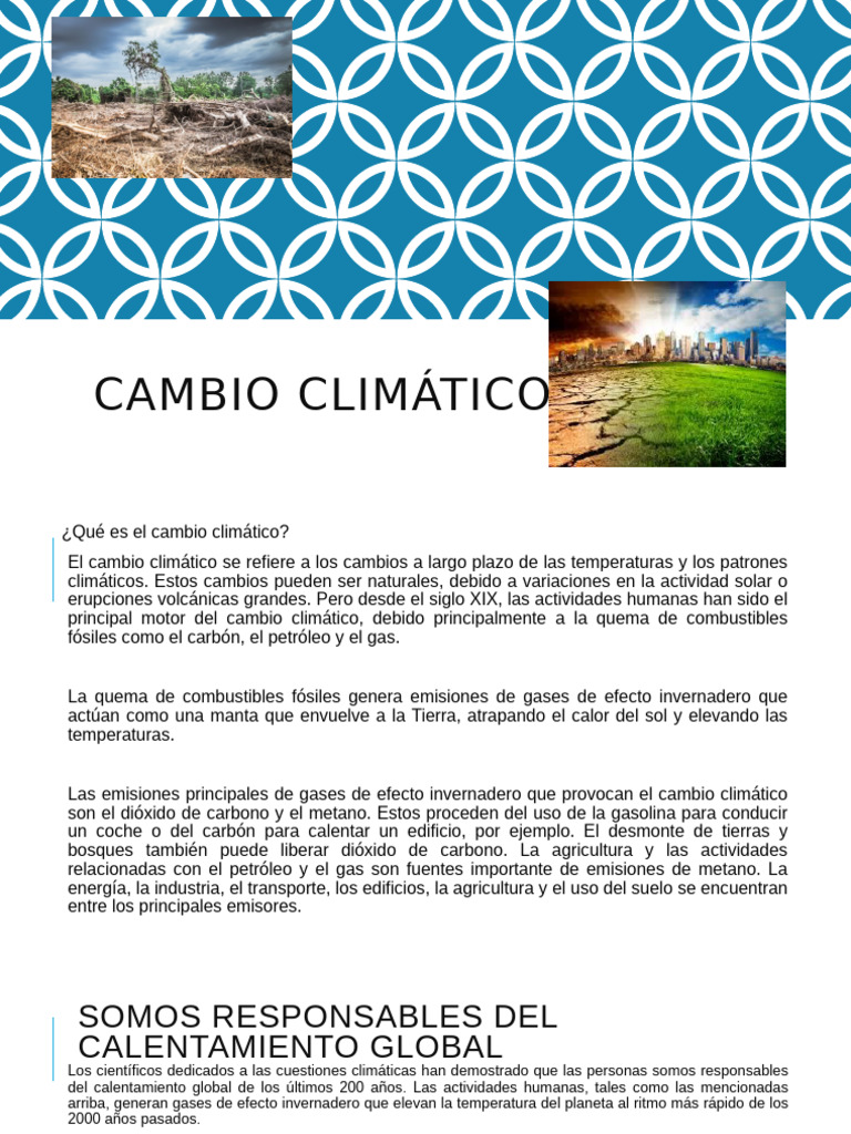 Cambio Climático en El Mundo | PDF | Cambio climático | Política
