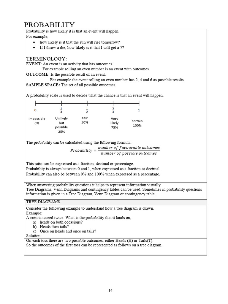 Probability Grade 10 - 12 | PDF | Probability | Mathematics