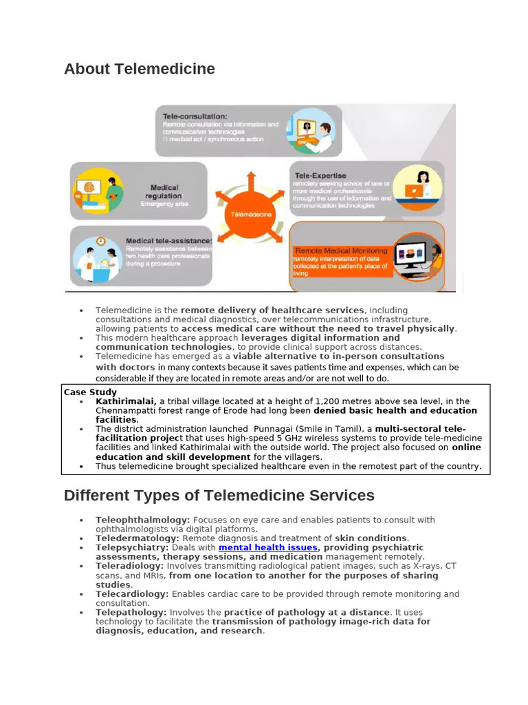 About Telemedicine | PDF