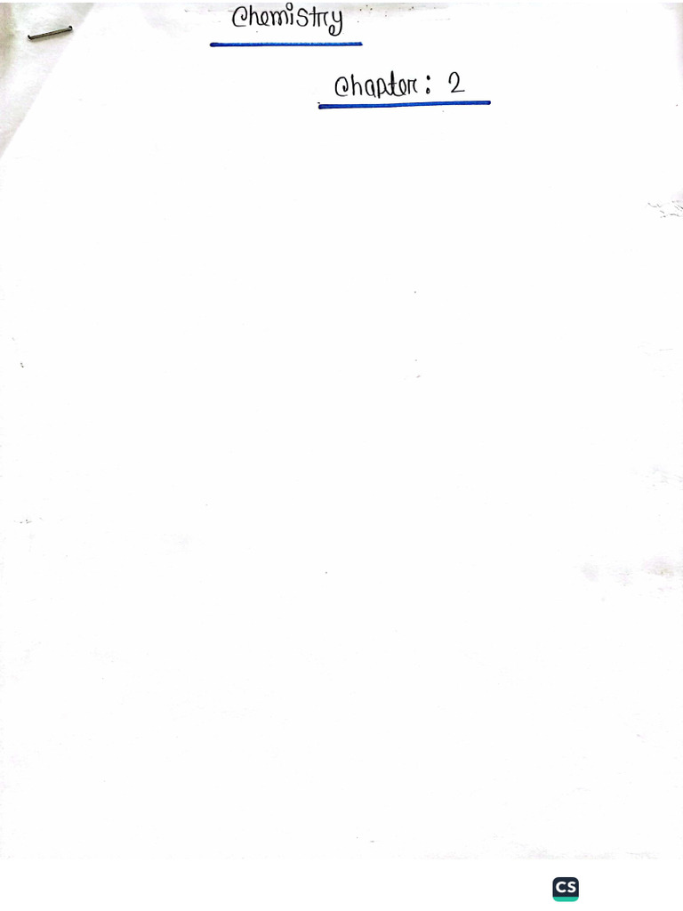 Chemistry Chapter 2 Niloy | PDF