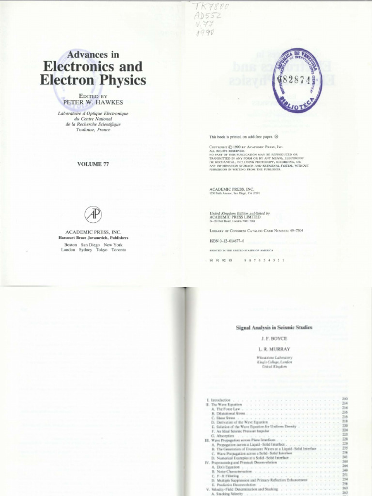 Advances in Electronics and Electron Physics. Vol 77. | PDF