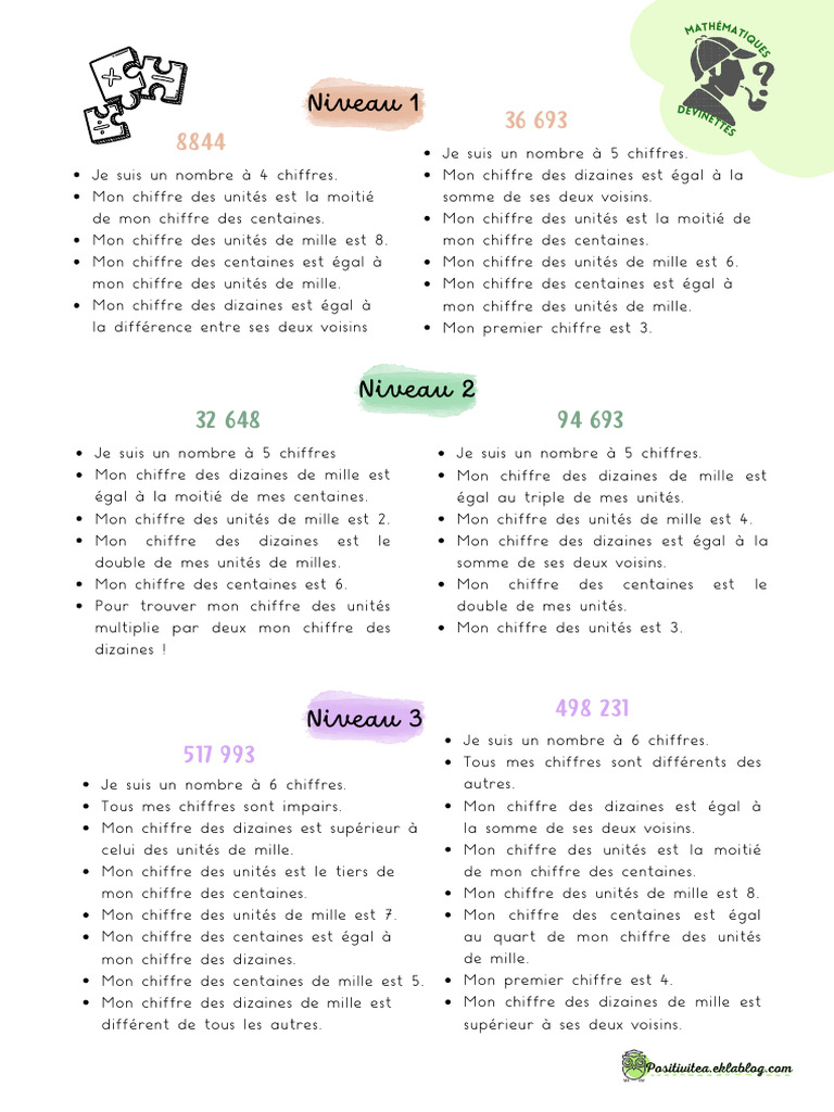 Nombres Mystere | PDF