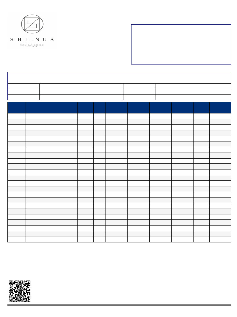 Factura Shinua | PDF