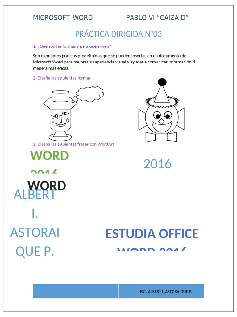 Práctica Dirigida n03 Albert | PDF