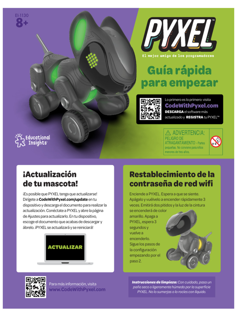 Pyxel Guide Spanish | PDF | Battery Charger | Physical Sciences