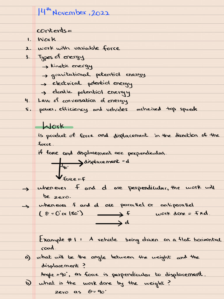Ch5 Work, Energy and Power - 221124 - 090208 | PDF