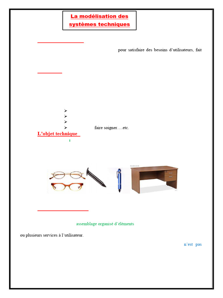 11modelisation Des Systèmes Techniques | PDF