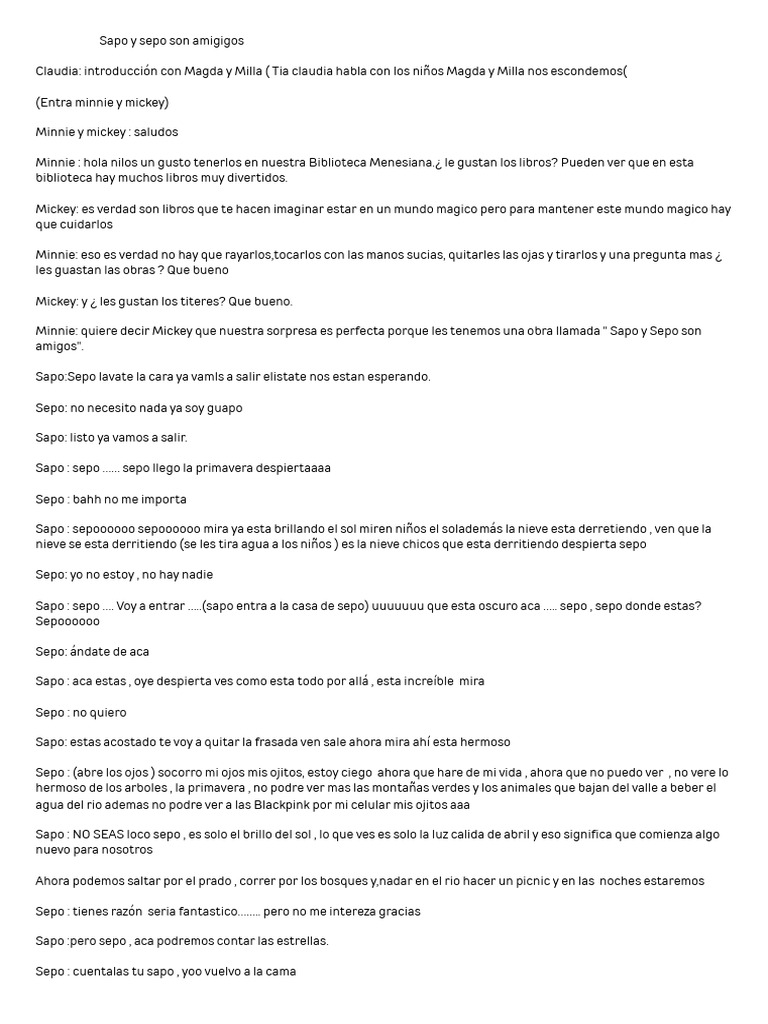 Libro 1 Basico Sapo y Sepo - Docx - 20240809 - 155145 - 0000 | PDF