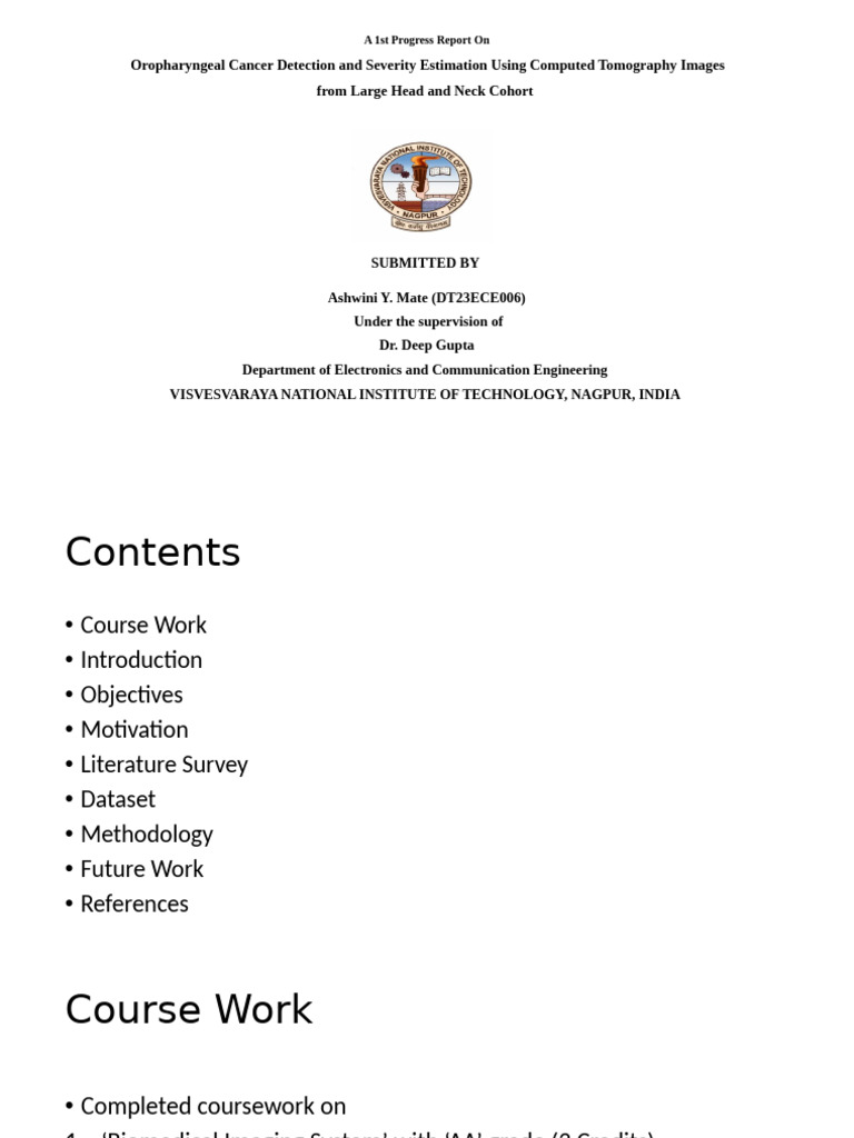 A 1st Progress Report On | PDF
