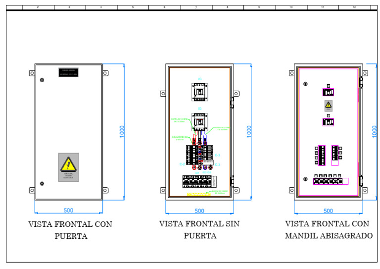 TABLERO GENERAL TG 440-220VAC 3F+T+ 60Hz-Layout1.1 | PDF
