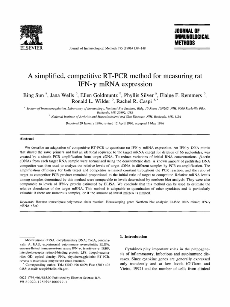 Rat Interferon Gamma | PDF