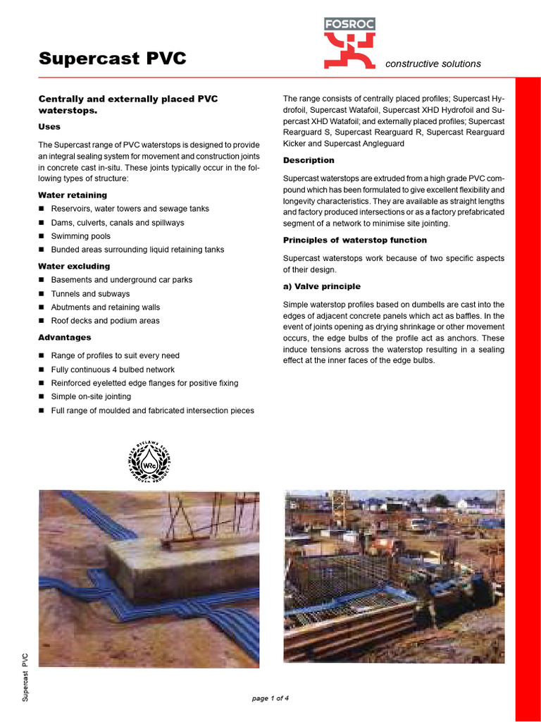 TDS - Supercast PVC - India | PDF