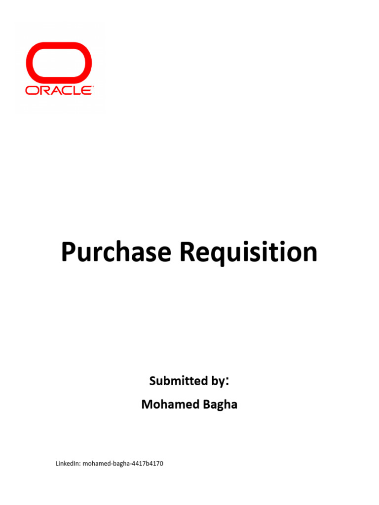 Purchase Requisition | PDF