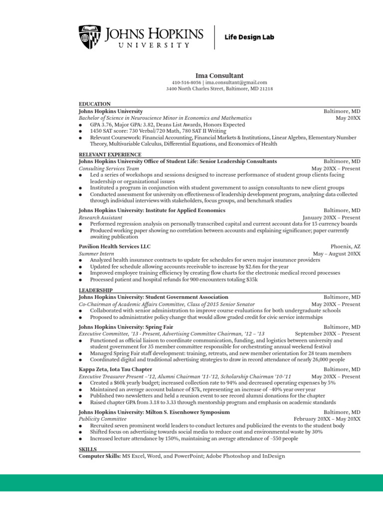 Resume Template That Works | PDF | Sat