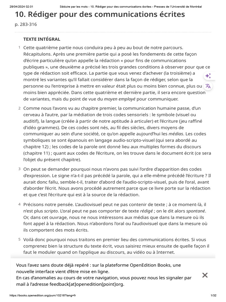 Séduire Par Les Mots - 10. Rédiger Pour Des Communications Écrites ... Séduire Par Les Mots - 10. Rédiger Pour Des Communications Écrites ...
