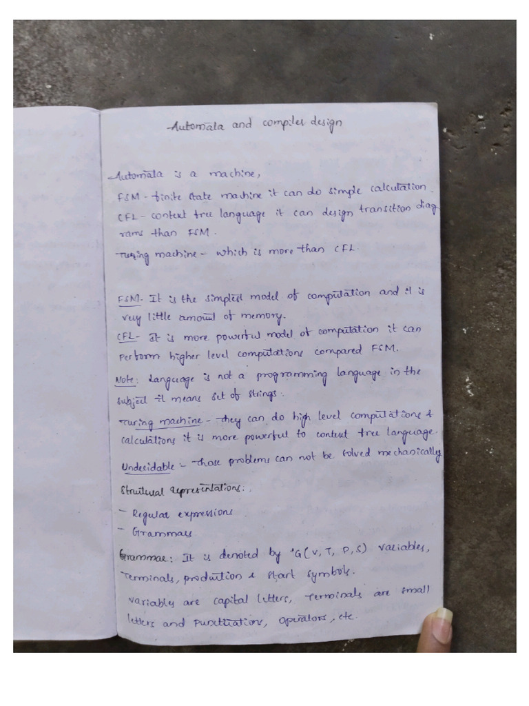 ACD Notes | PDF