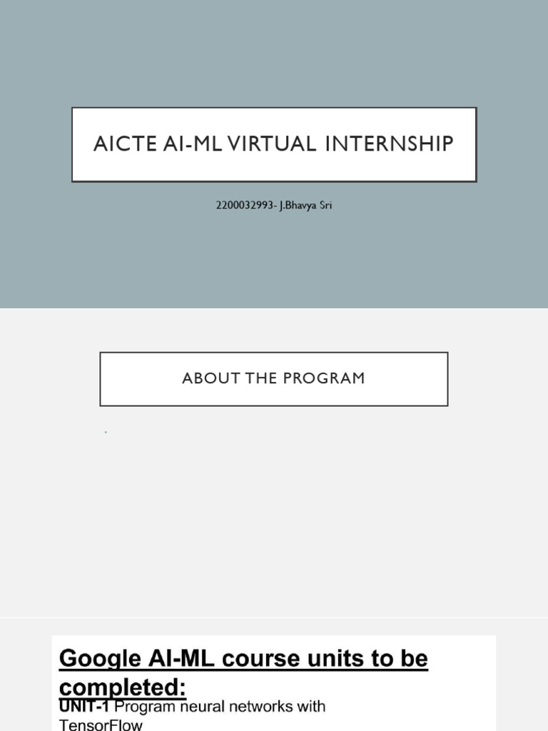 Aiml PPT Presentation | PDF