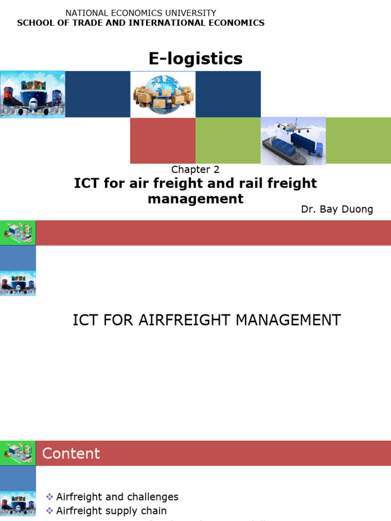 Chapter 2_ICT for air and rail freight management_Updated | PDF