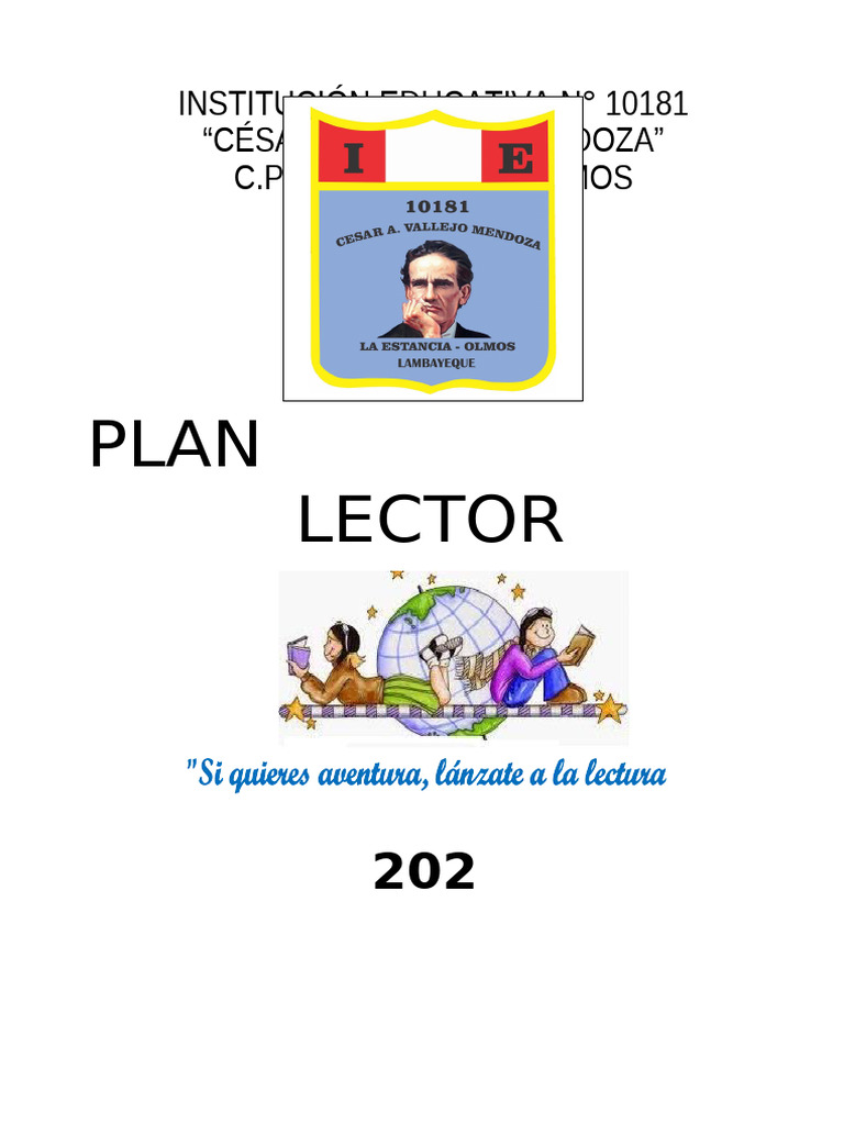 Plan Lector 2024-Secundaria | PDF | Educación primaria | Artes del ...