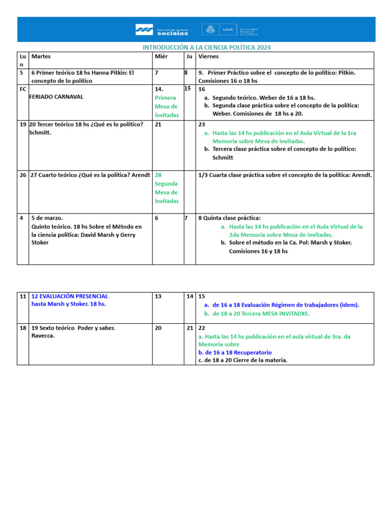 Cronograma Icp 2024 | PDF