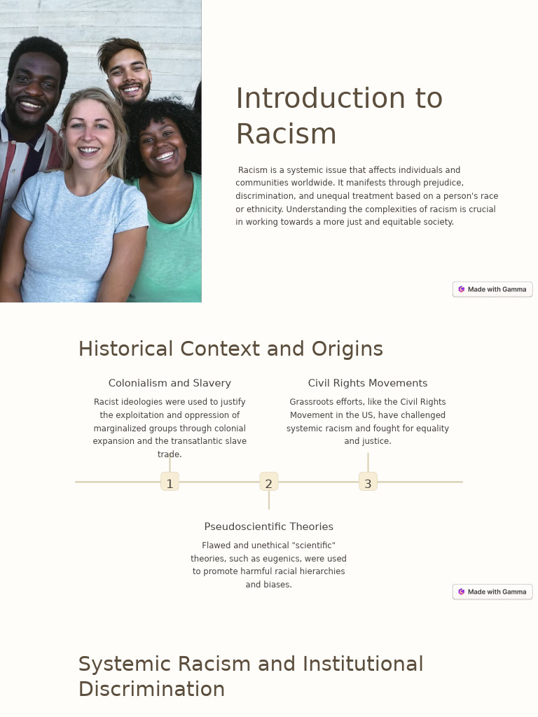 Introduction To Racism | PDF