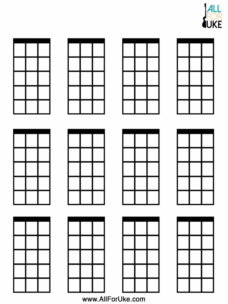 Ukulele Chord Template | PDF