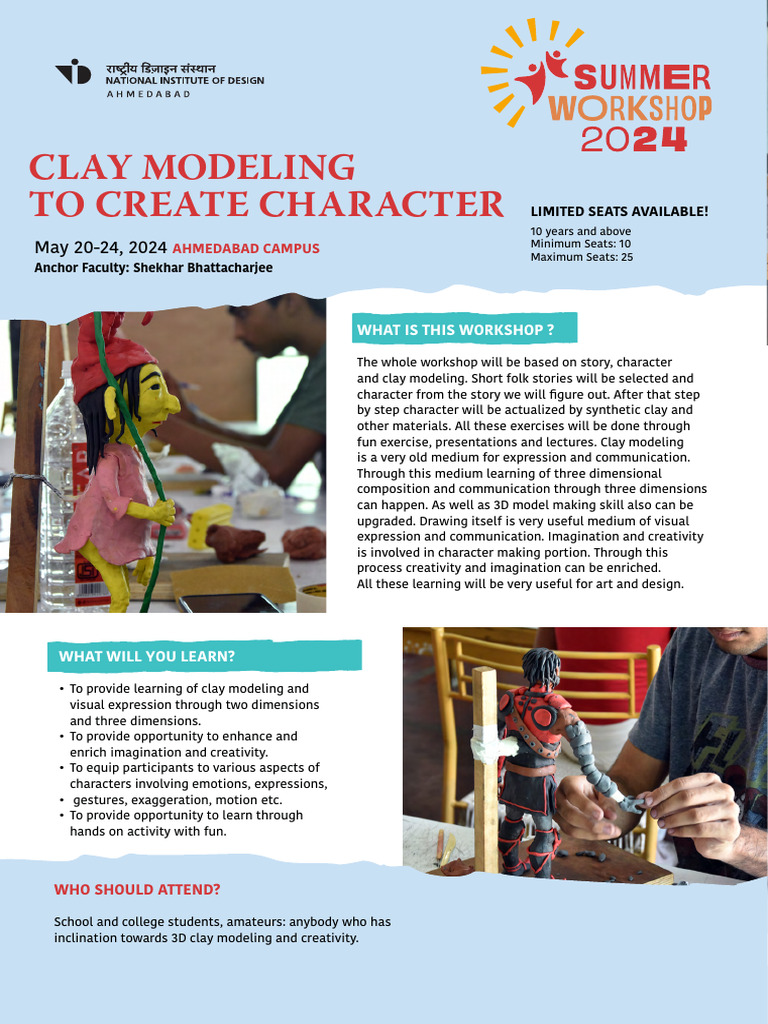 NID SW24 W1 Clay Modeling Character | PDF