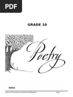 Grade 12 English HL Poetry Text With Notes - Revised 2024 - PDF | PDF ...