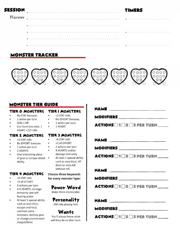 Monster Tracker | PDF