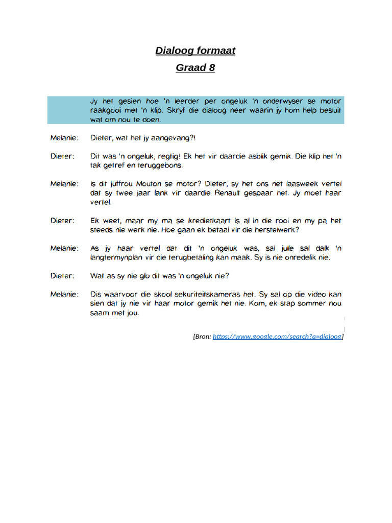 Dialoog Formaat | PDF