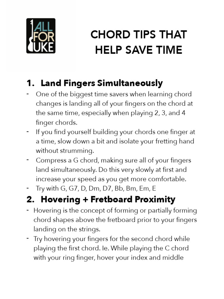 These Chord Shortcuts Will Save You Hours | PDF