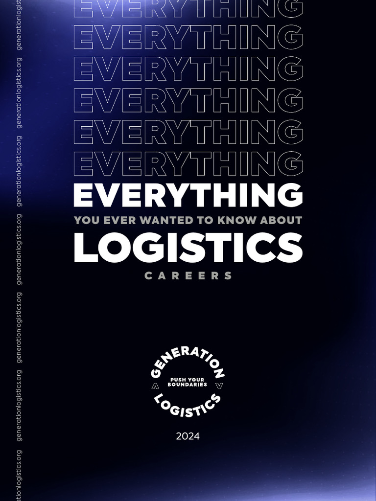 Generation Logistics Careers Booklet A4 Web | PDF