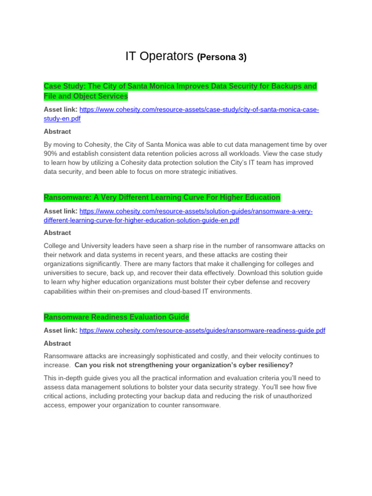 (DRAFT) FY25Q1 - Persona-Based - Content Syndication Descriptions ...