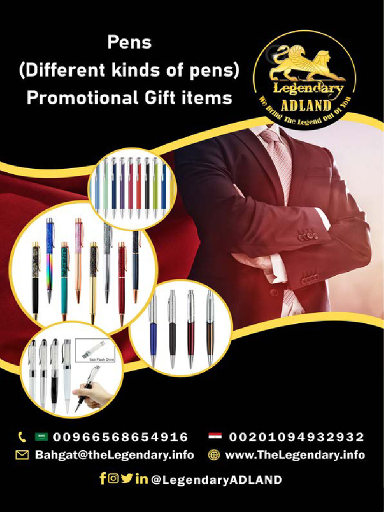 Pens by Legendary ADLAND | PDF