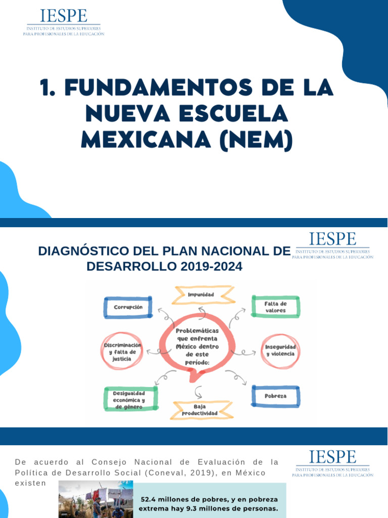 Fundamentos de La Nueva Escuela Mexicana NEM 1 1 | PDF