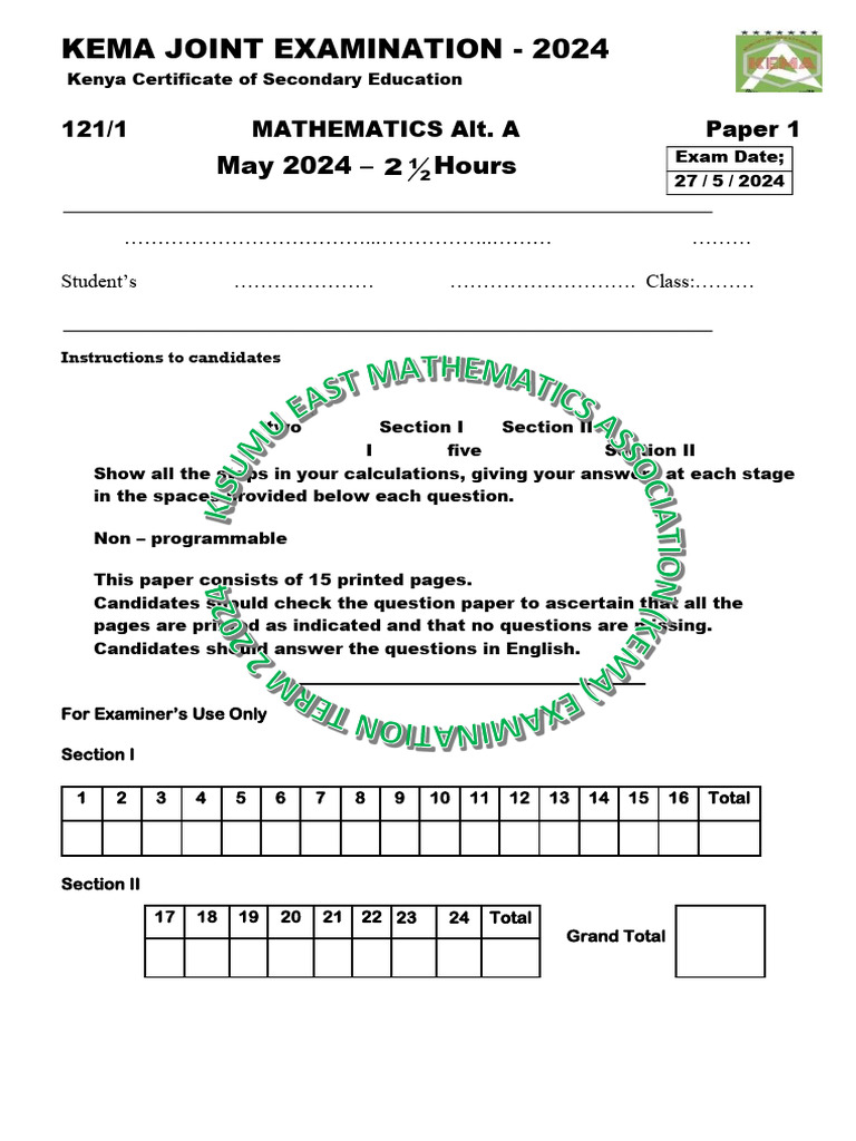 Kema PP1 2024 Term 2-3 | PDF