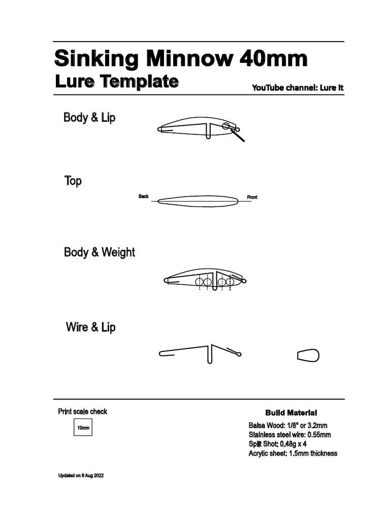 Sinking Minnow 40mm | PDF