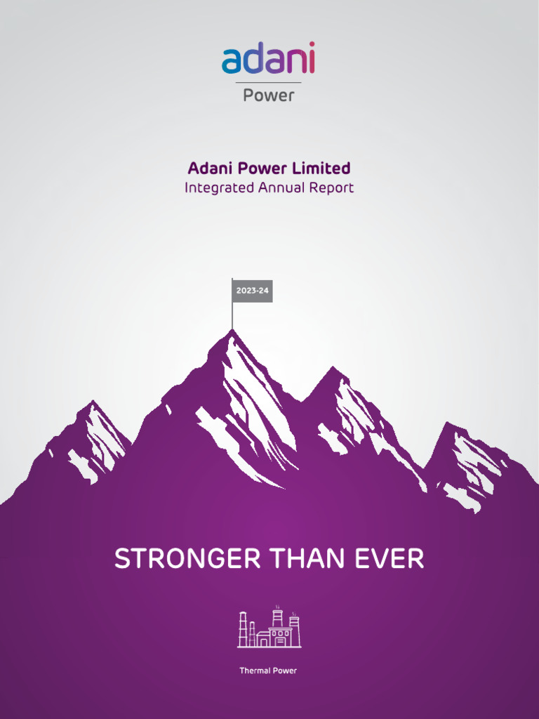 Adani Power Limited Integrated Annual Report | PDF
