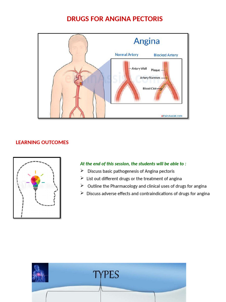 Drugs For Angina | PDF