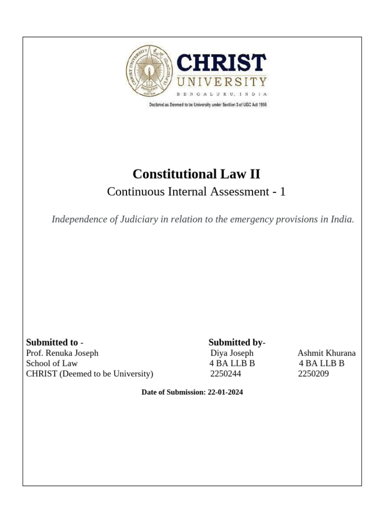 Constitutional Law | PDF