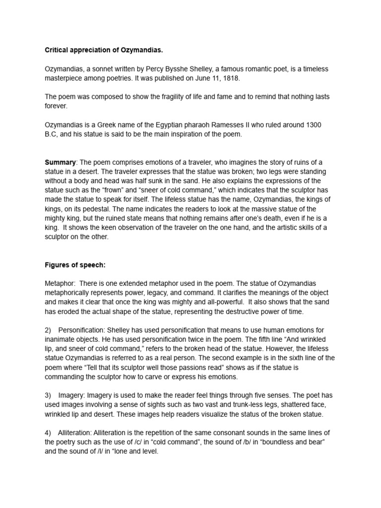 critical-appreciation-of-ozymandias-pdf