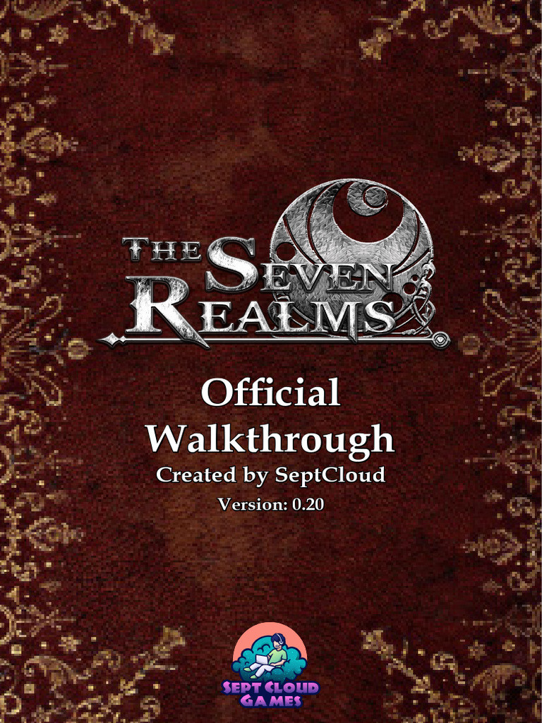 The Seven Realms - Walkthrough - v0.20 | PDF | Menu (Computing)