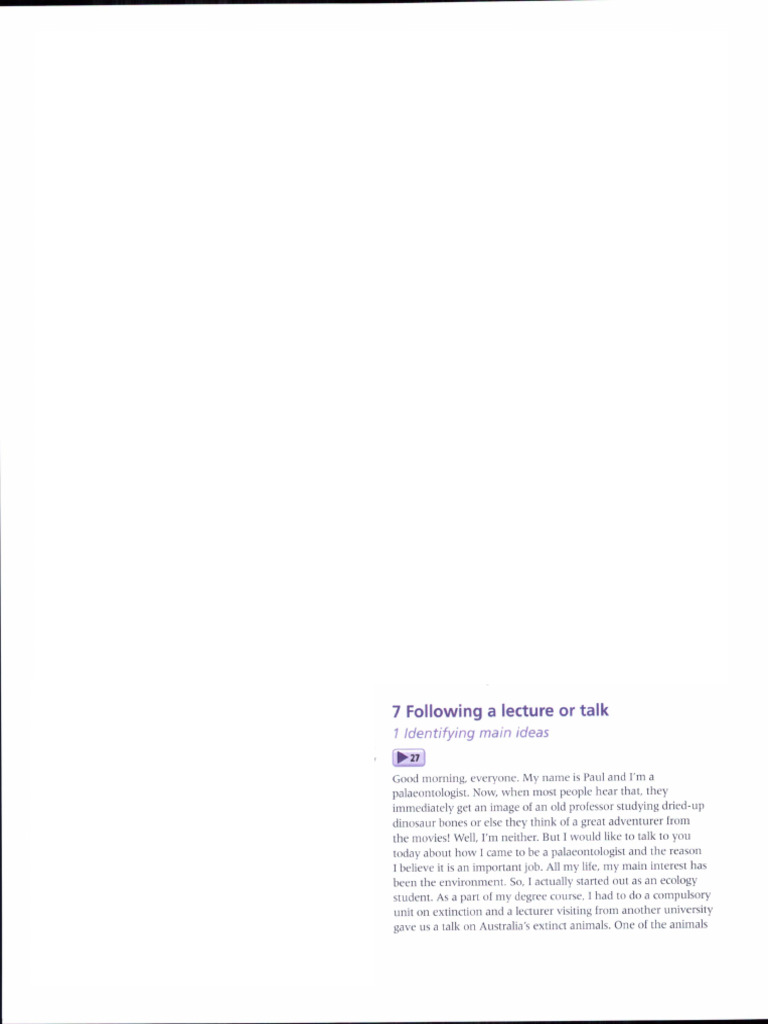 Og - Listening - Follow Lectures or Talk | PDF