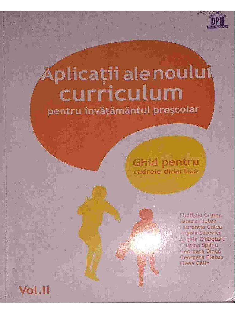 Aplicatii Ale Noului Curriculum Vol 2 | PDF