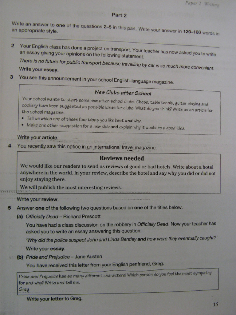 Paper 2 Part 2 | PDF