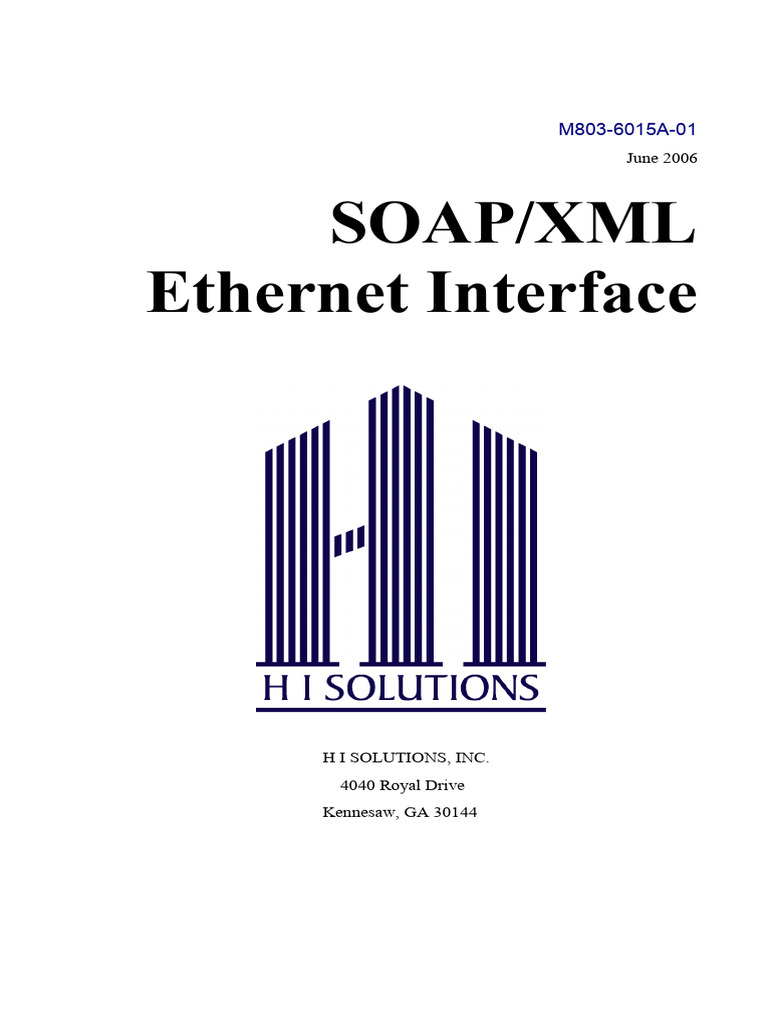 SOAP Manual | PDF