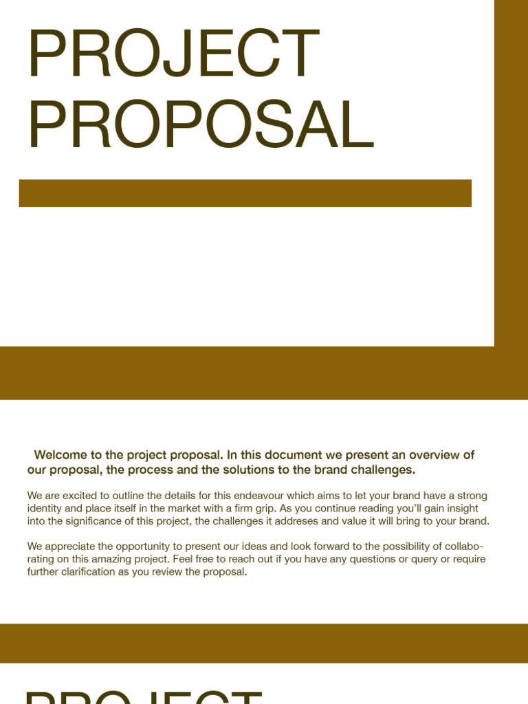 Template Project Proposal | PDF
